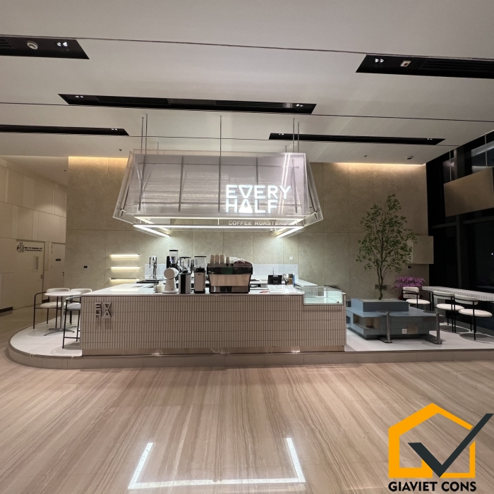 Thi công Every Half Coffee Hallmark